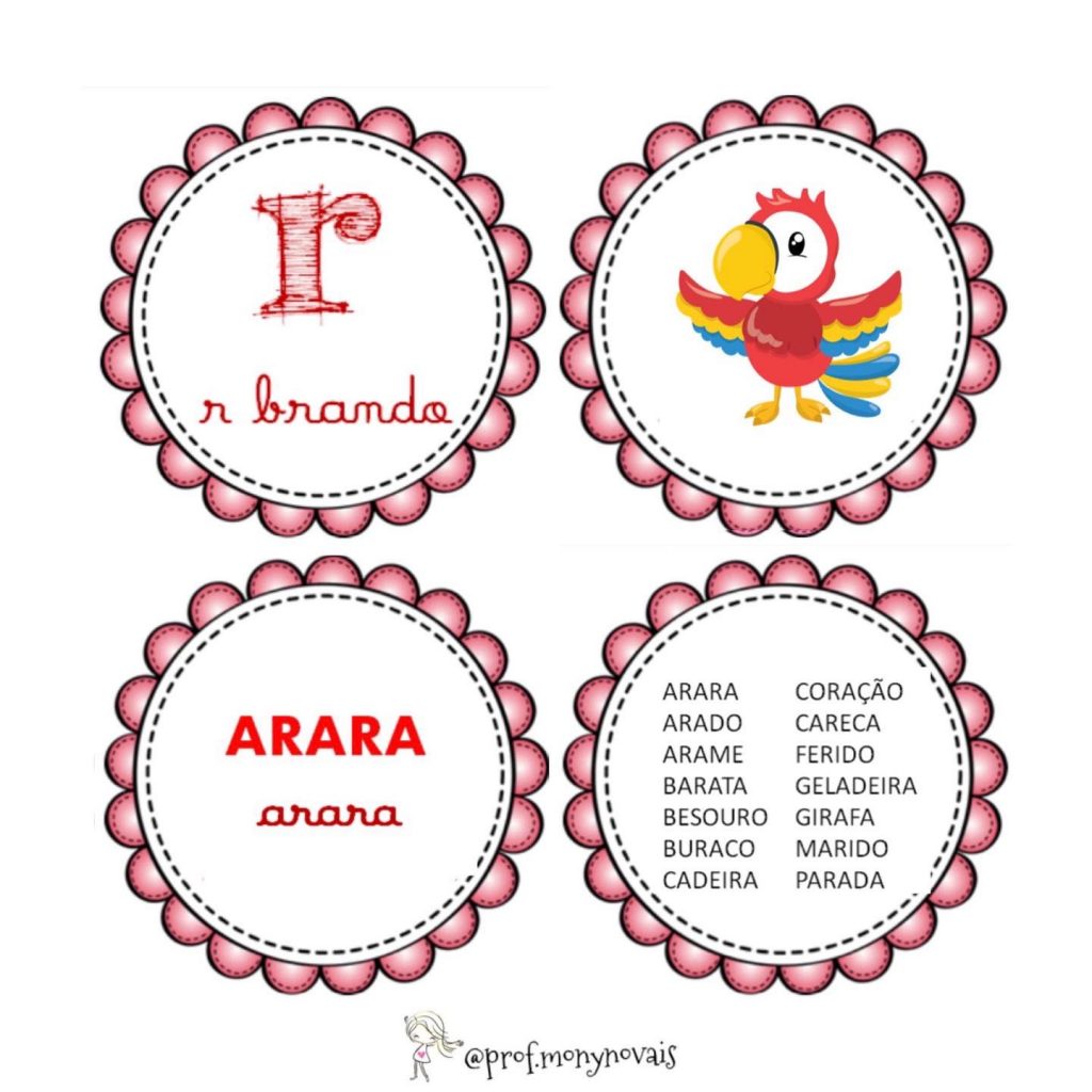 Cards sílabas complexas – Mony's Studio