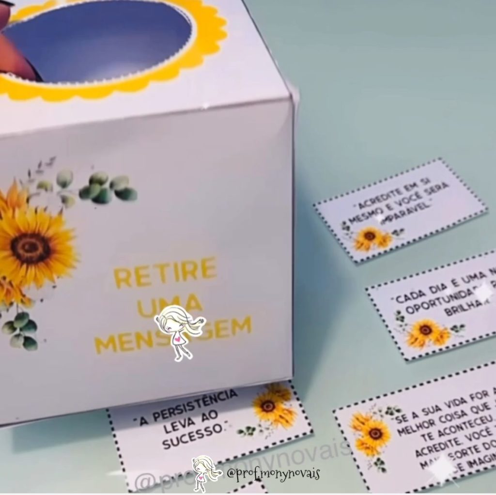 Setembro amarelo- Retire um mensagem na caixa – Mony's Studio